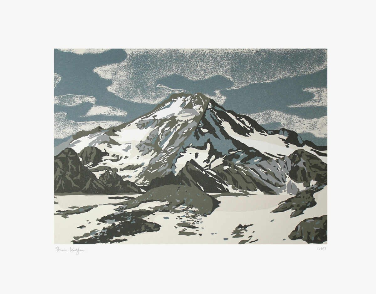 Glacier Peak from the White Chuck Glacier - Gallo Pinto Press